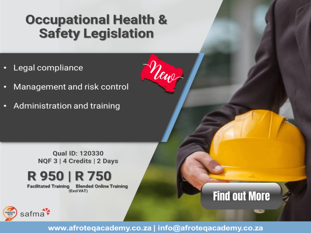 OCCUPATIONAL CERTIFICATE: FACILITIES MANAGER ONLINE - Afroteq Academy